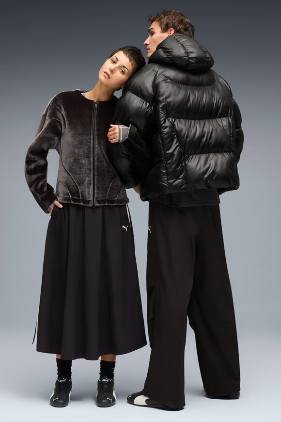 Speedcat Leather Sneaker - Black + White