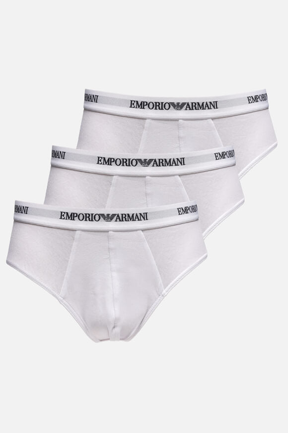 Emporio Armani - Lot de 3 slips - White