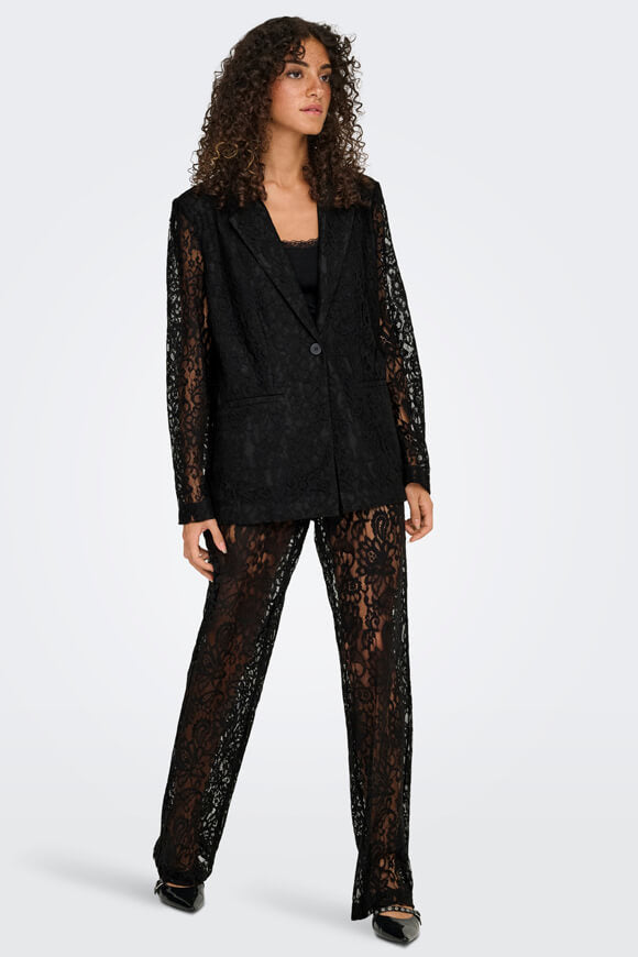 Only ONLEMIA-KARO Spitzenblazer - Black