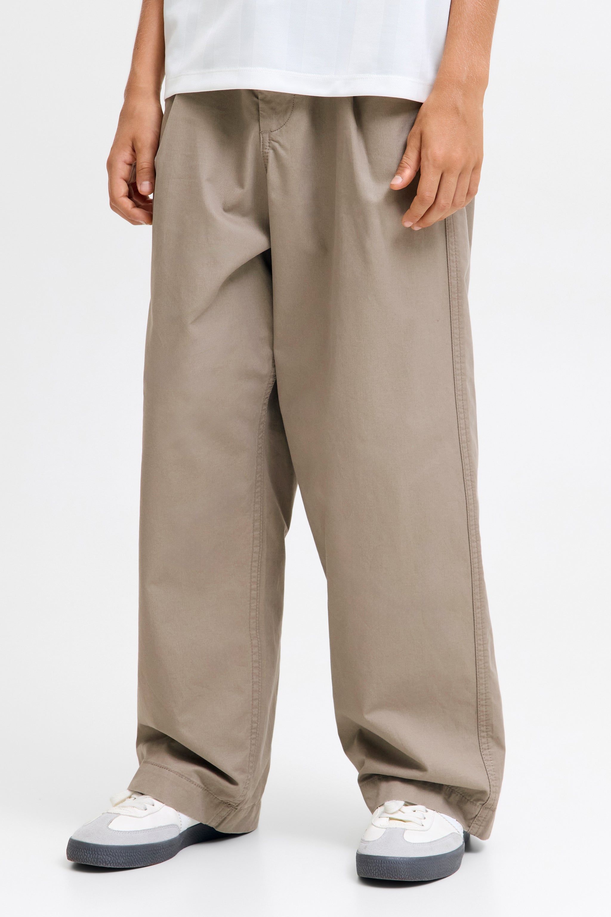 Jack & Jones Junior - JPSTOWEN pantalon en tissu - Brindle