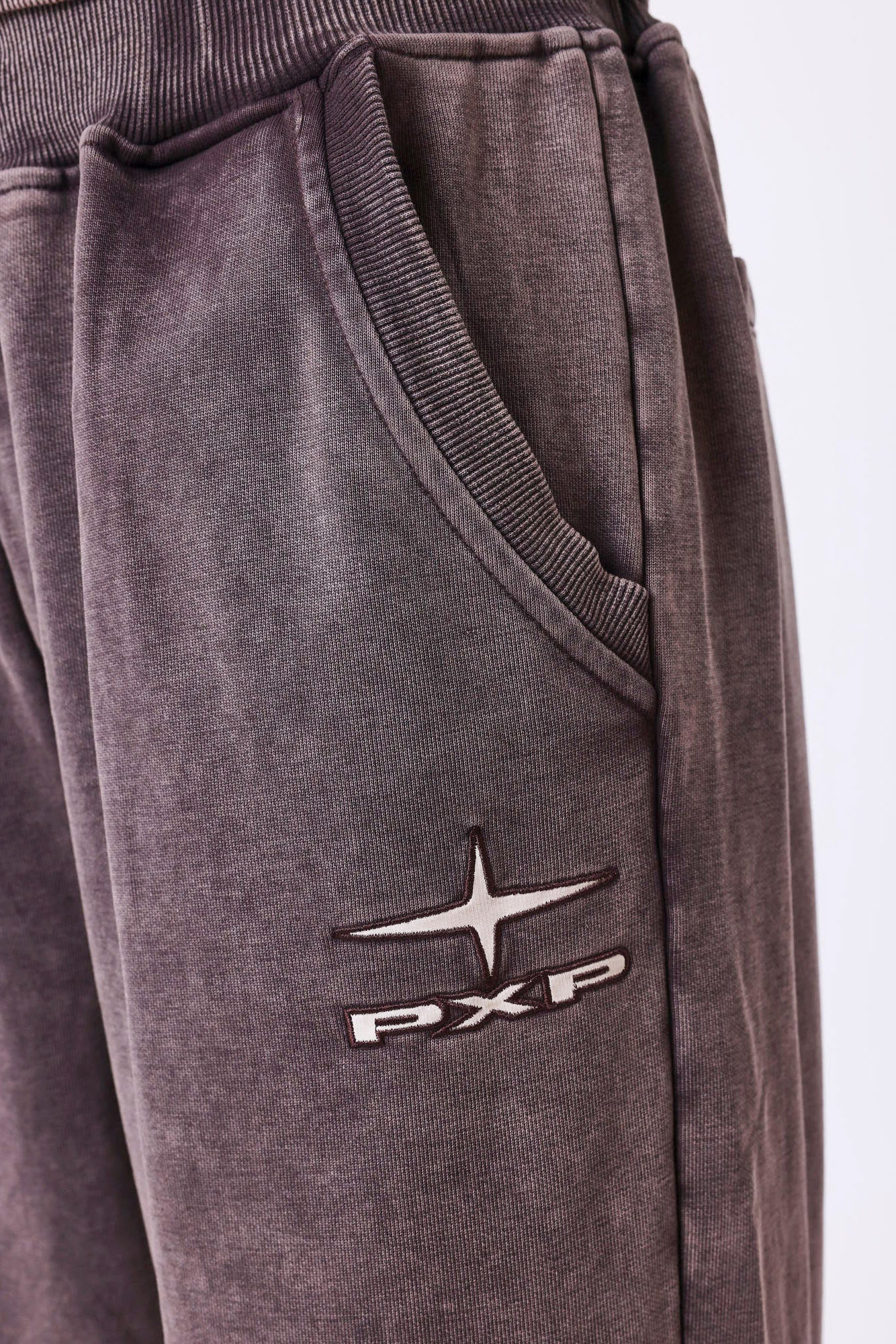 Pantalon sweat - Brown Washed